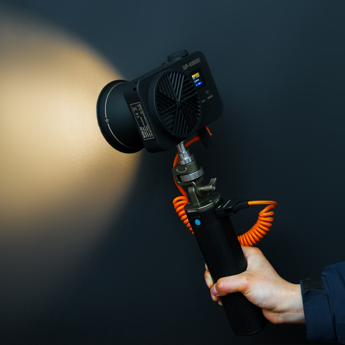 EEL 90W Battery Grip Handle with ARRI Locating Retractable Pin Angle ...