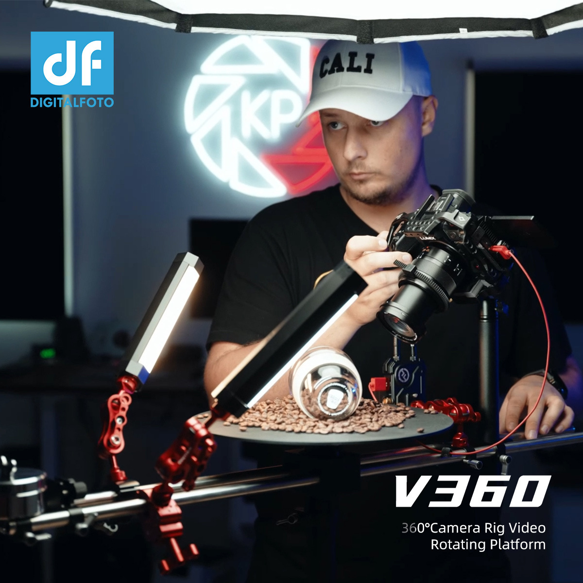 V360 360° Spinning Camera Rig Video Rotating Platform for Filmmakers ...